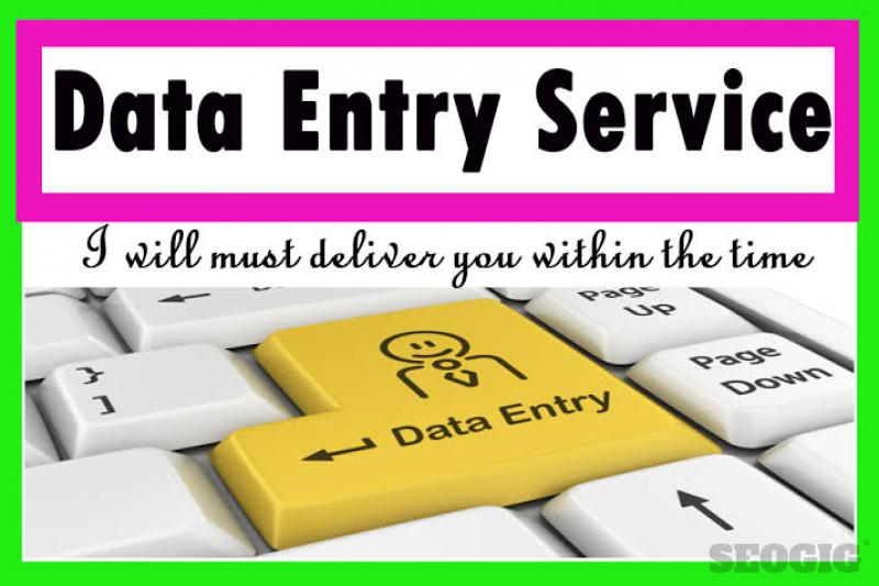 Seo Gig - Data-entry/-virtual-assistant